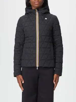 K-WAY Quilted Jacket - Black