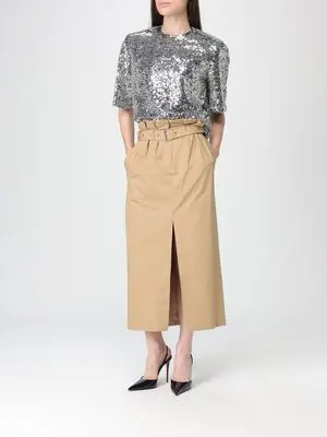 Dries Van Noten Belted Midi Skirt