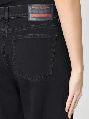 DIESEL® D-akemi High-waisted Wide-leg Stretch-denim Jeans