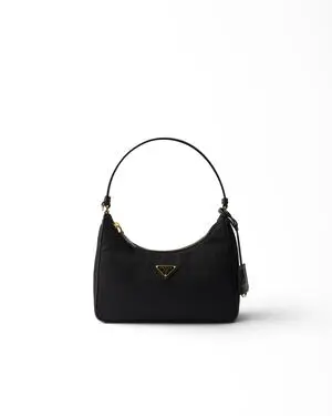 Prada Re-edition 2005 Re-nylon And Saffiano Mini Bag - Black