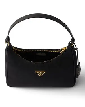 Prada Re-edition 2005 Re-nylon And Saffiano Mini Bag - Black