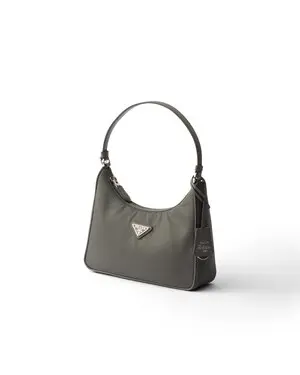 Prada Re-edition 2005 Re-nylon And Saffiano Mini Bag - Grey