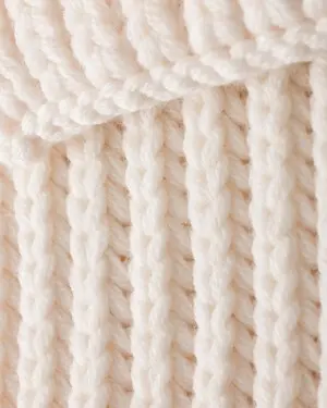 Prada Wool Scarf - Neutral