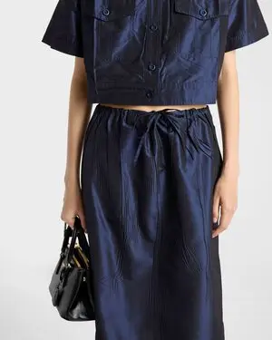 Prada Taffeta Midi-skirt