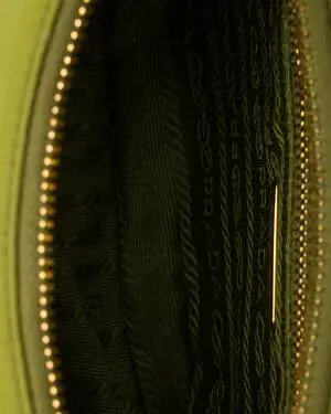 Prada Re-edition 2005 Re-nylon And Saffiano Mini Bag - Green
