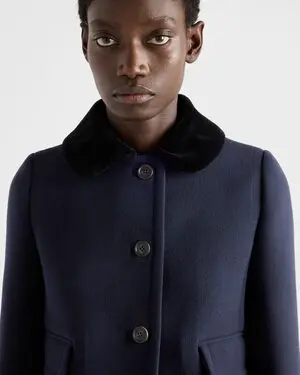 Prada Single-breasted Natté Fabric Jacket