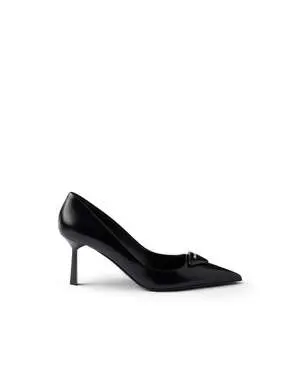 Prada Brushed Leather Pumps