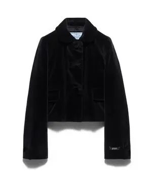 Prada Single-breasted Velvet Jacket