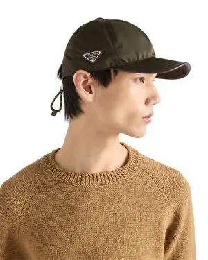 Prada Re-nylon Baseball Cap - Green