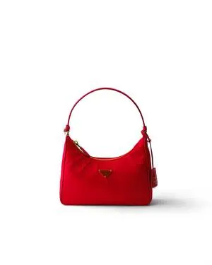 Prada Re-edition 2005 Re-nylon And Saffiano Mini Bag - Red