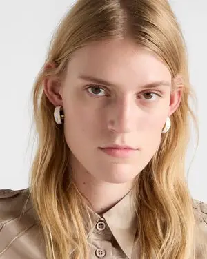 Prada Metal Earrings