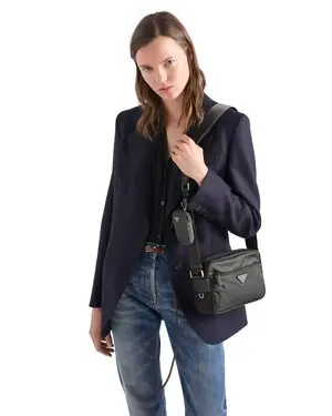 Prada Re-nylon Shoulder Bag - Grey