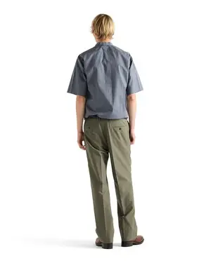 Prada Short-sleeved Cotton Blend Shirt