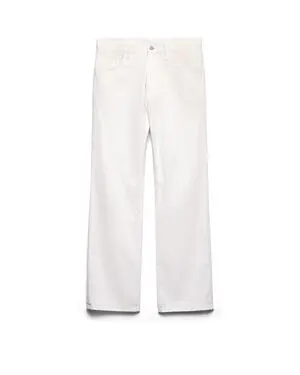 Prada Five-pocket Piqué Pants - White
