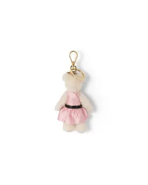 Prada Teddy Keychain Charm - White