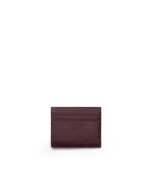 Prada Saffiano Leather Card Holder - Red