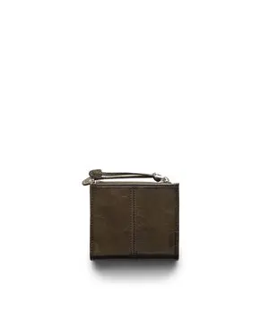 Prada Small Leather Wallet - Green