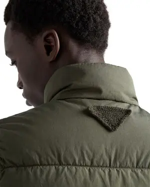 Prada Cotton Down Vest - Green