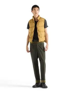 Prada Cotton Down Vest - Neutral
