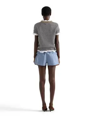 Prada Technical Fabric Shorts - Light Blue