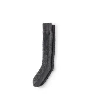 Prada Wool And Cashmere Socks - Grey