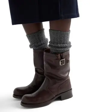 Prada Wool And Cashmere Socks - Grey