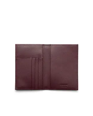 Prada Saffiano Leather Passport Holder