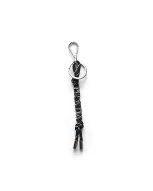 Prada Speedrock Cord Key Ring - Black