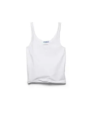 Prada Cotton Jersey Tank Top