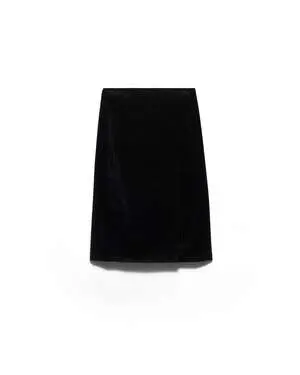 Prada Velvet Pencil Midi-skirt