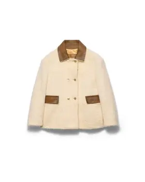 Prada Double-breasted Aspen Jacket - Neutral