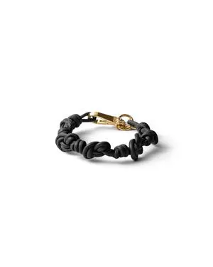 Prada Nappa Leather Bracelet - Black