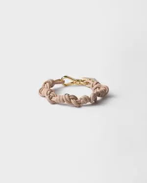 Prada Nappa Leather Bracelet - Powder Pink