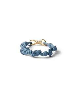 Prada Nappa Leather Bracelet Light Blue