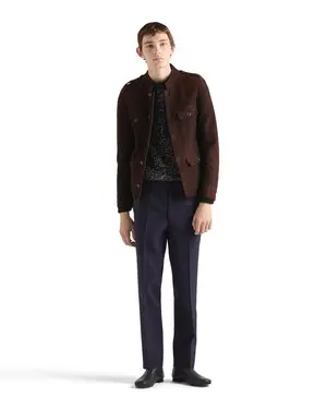Prada Suede Jacket - Brown