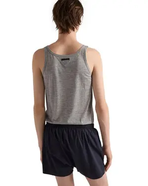 Prada Cotton Boxer Shorts - Blue