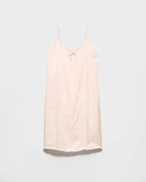 Prada Old Satin Slip Dress - Peach
