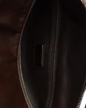 Prada Leather Shoulder Bag - Brown