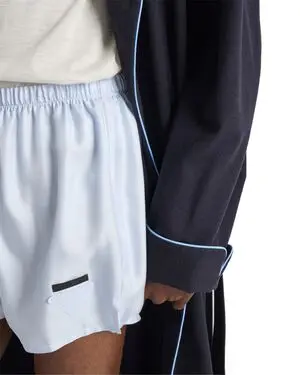 Prada Silk Boxer Shorts - Light Blue
