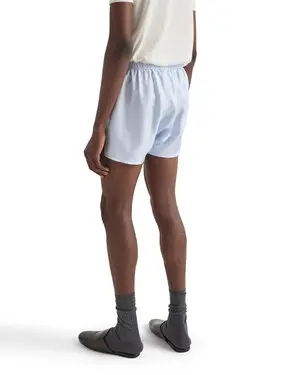 Prada Silk Boxer Shorts - Light Blue