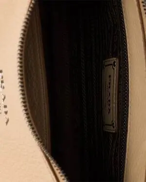 Prada Aimèe Large Leather Shoulder Bag - Neutral
