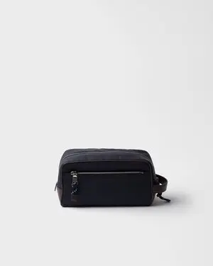 Prada Re-nylon And Leather Pouch