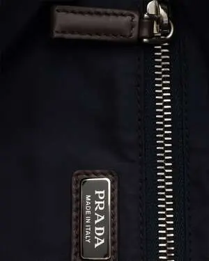 Prada Re-nylon And Leather Pouch