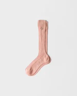 Prada Cotton Socks Peach