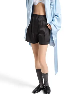 Prada Satin Shorts
