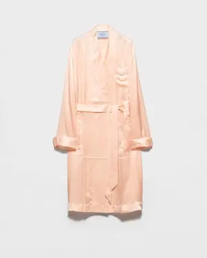 Prada Silk Robe Peach