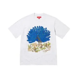 Supreme Peacock Short-sleeve Top - Grey