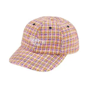 Supreme Harris Tweed 6-panel Cap - Yellow