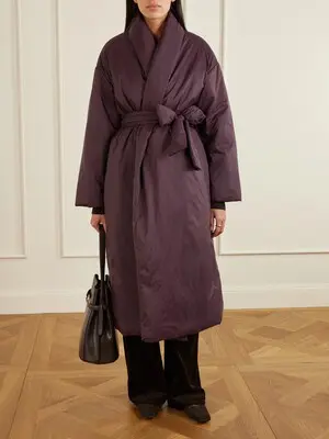 LESET Bo Belted Padded Shell Coat