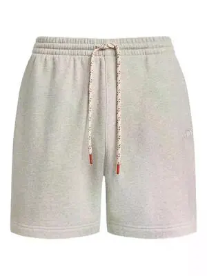 12 STOREEZ Textured Terry Track Shorts - Grey